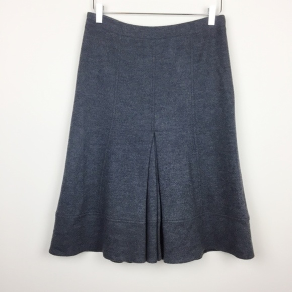 Lida Baday | Skirts | Lida Baday Designer Gray 0 Wool Trumpet Skirt ...